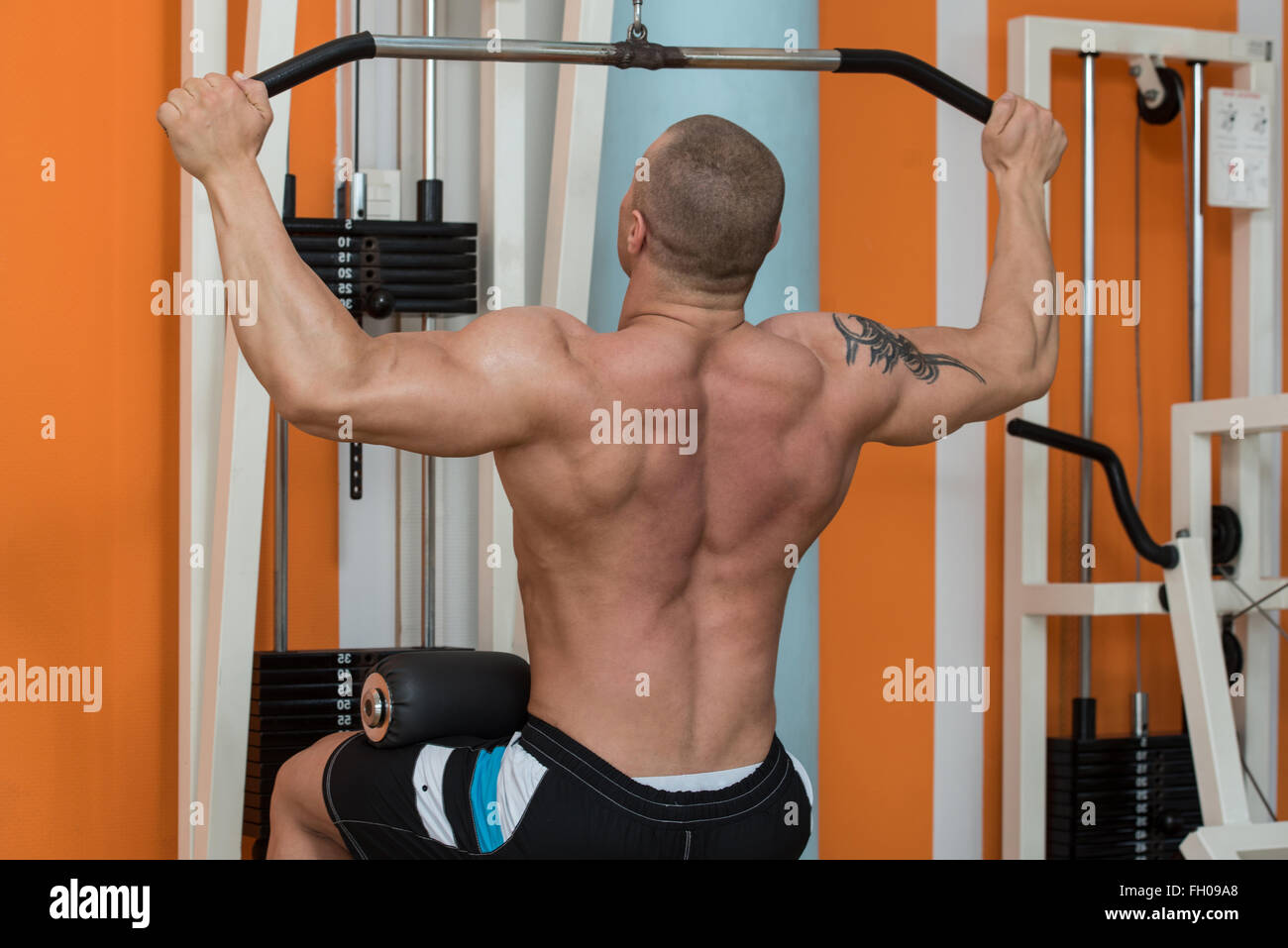 Bodybuilder man back -Fotos und -Bildmaterial in hoher Auflösung – Alamy