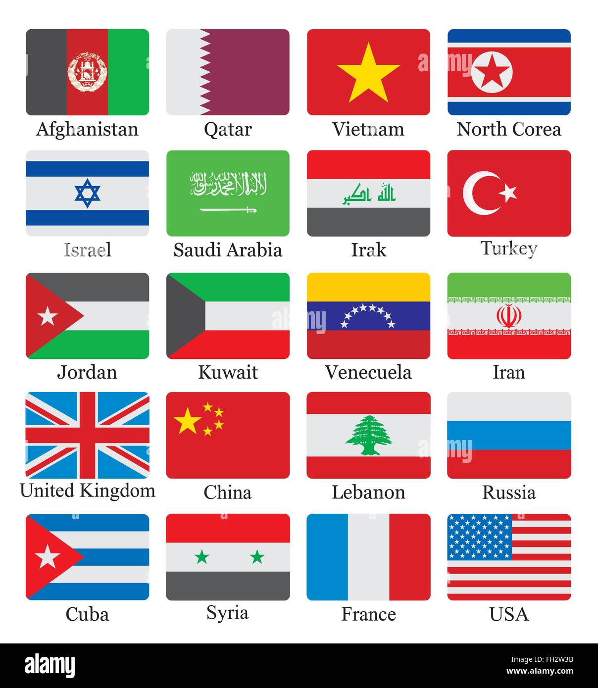 Russland flagge und kuba flagge Stock-Vektorgrafiken kaufen - Alamy