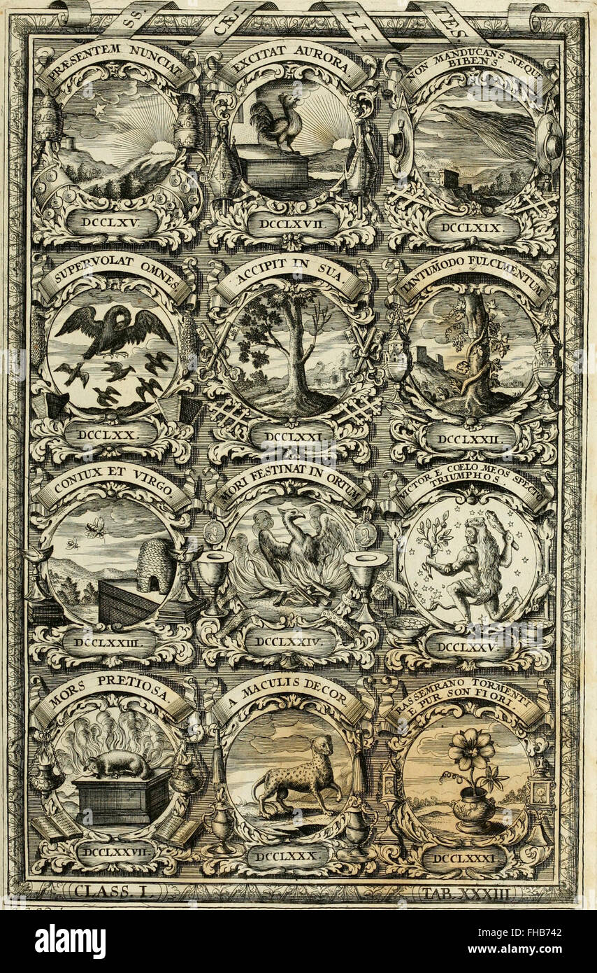 Dieses 1702 erschienene Werk „Symbolographia“ erforscht die Kunst des ...