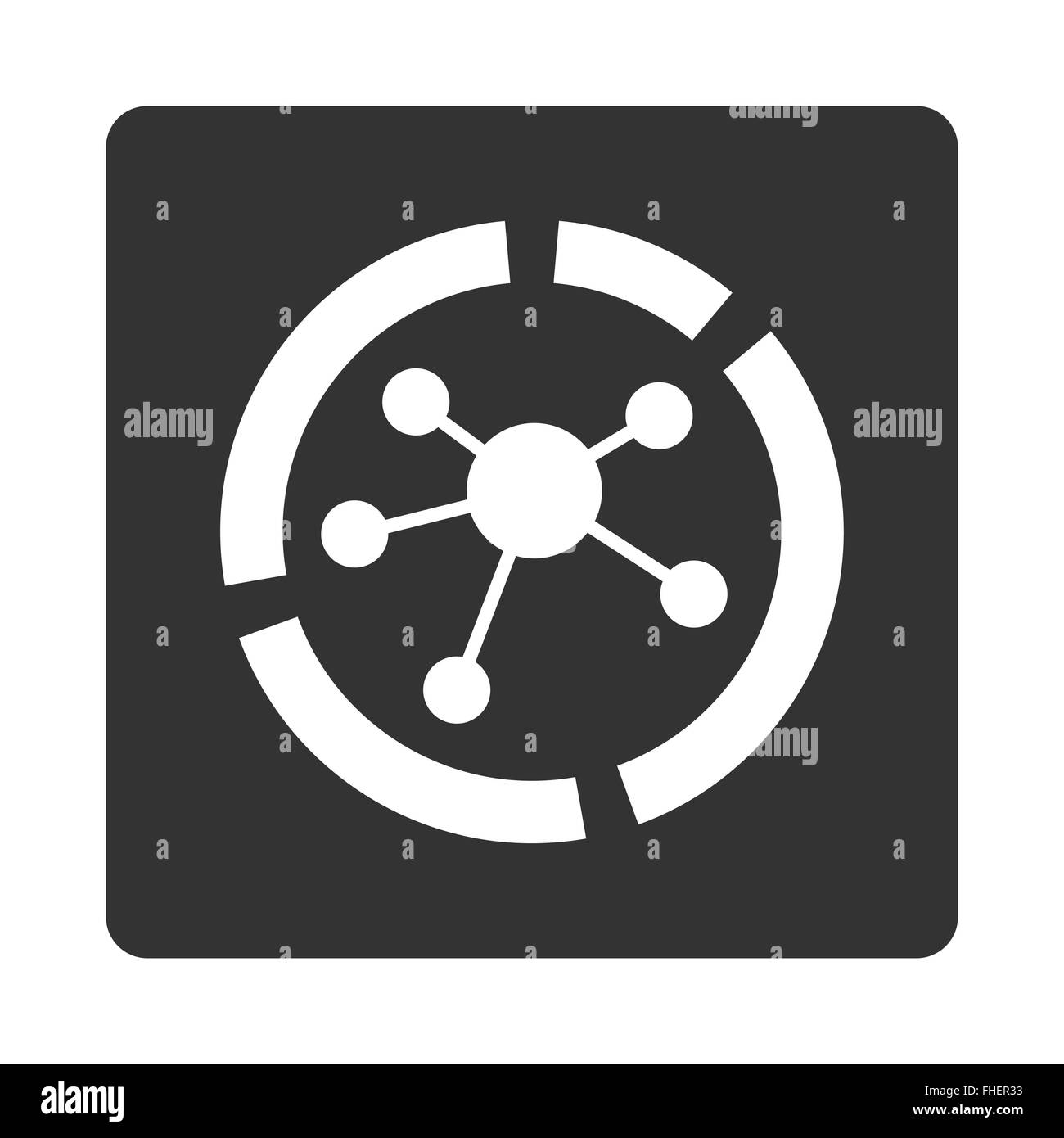 Verbindungen-Diagramm-Symbol Stockfotografie - Alamy
