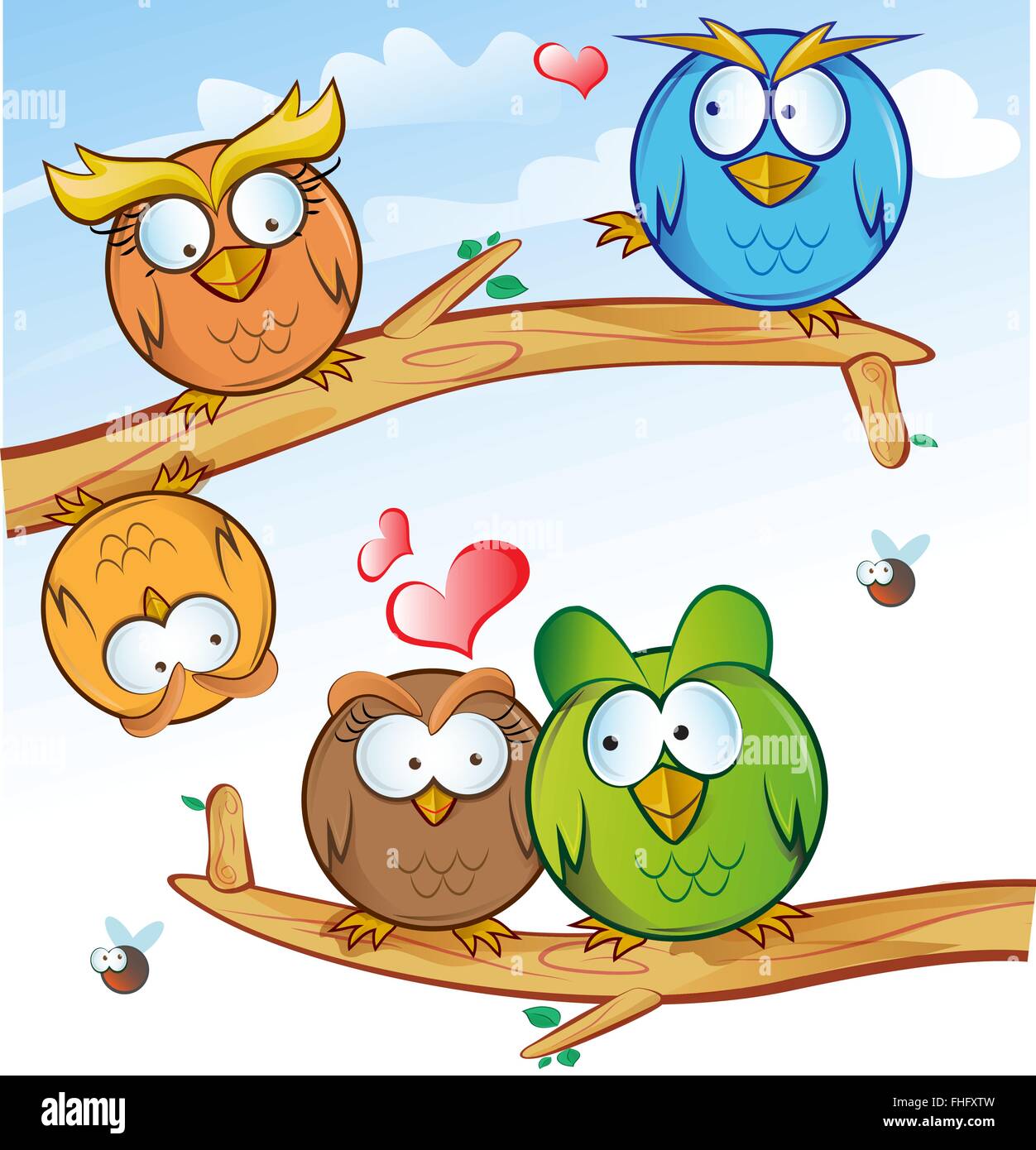 Gruppe cartoon Stock-Vektorgrafiken kaufen - Alamy