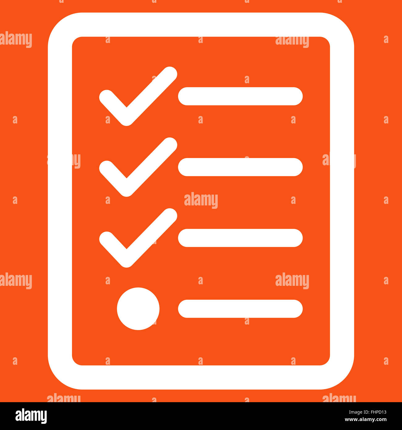 Checkliste-Symbol von Business Set Bicolor Stockfotografie - Alamy