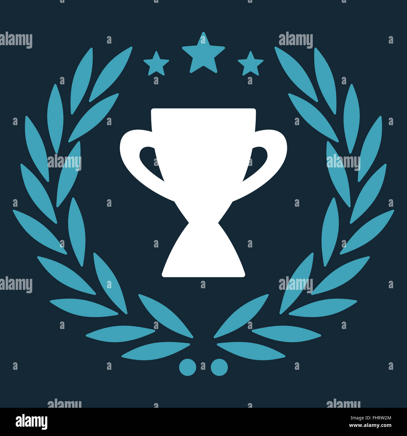 Ruhm-Symbol von Wettbewerb Amp; Erfolg-Bicolor Icon-Set Stockfotografie ...