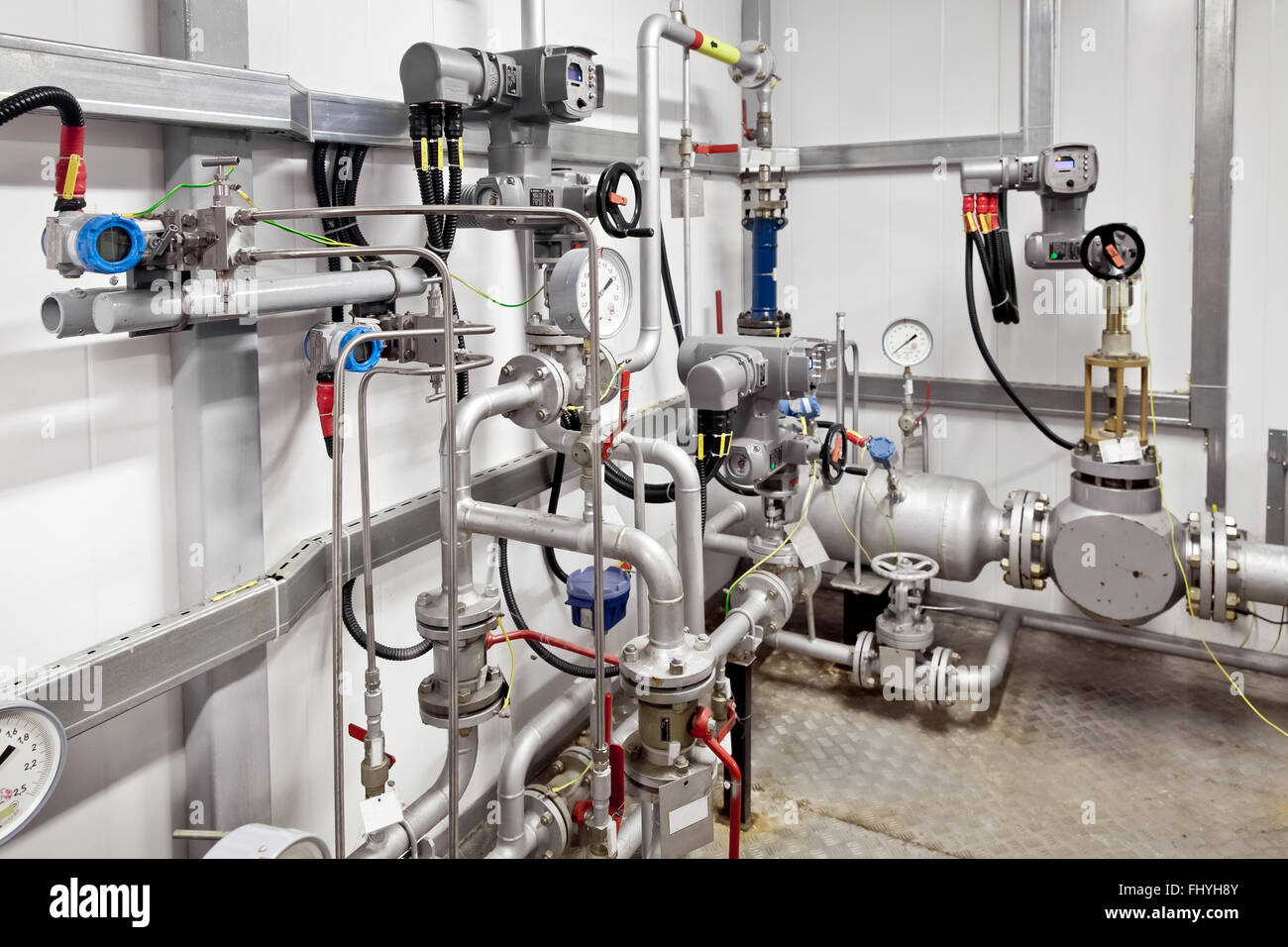 Oil Refinery Control Room Stockfotos und -bilder Kaufen - Alamy