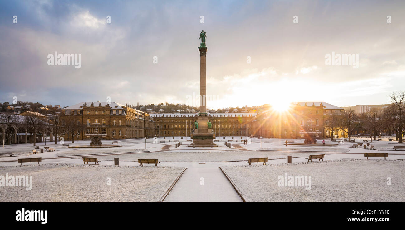 Stuttgart winter schlossplatz snow -Fotos und -Bildmaterial in hoher ...