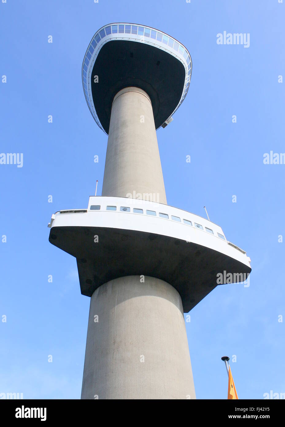 Höhere Plattformen des 185 Meter hohen Euromast Aussichtsturm in ...