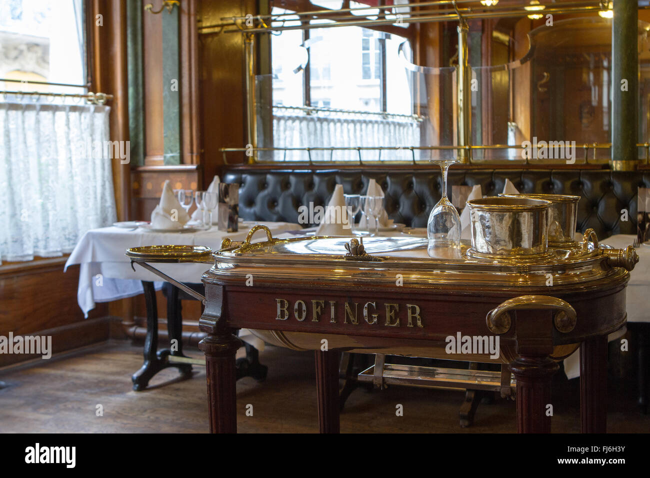 Paris Brasserie Bofinger Paris Frankreich Stockfotografie - Alamy