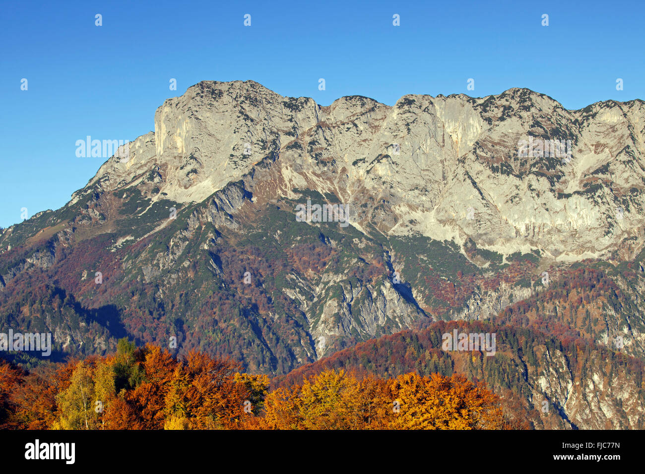 Untersberg, Bergmassiv der Berchtesgadener Alpen, Berchtesgaden, Bayern ...