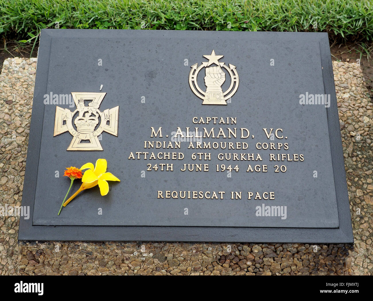 Die Commonwealth War Cemetery, Taukkyan Soldatenfriedhof in Yangon ...
