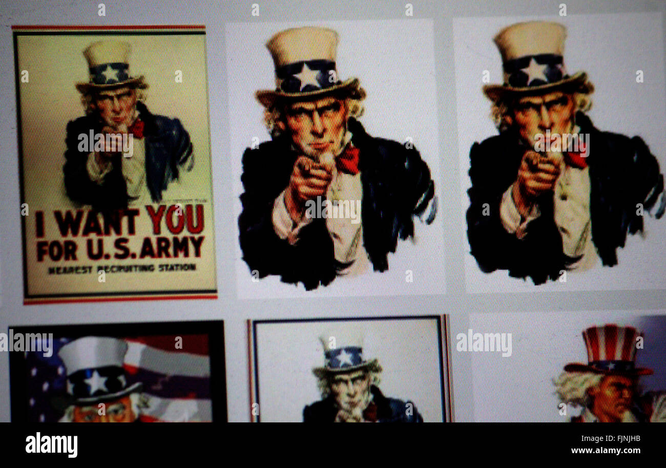 I want you uncle sam -Fotos und -Bildmaterial in hoher Auflösung – Alamy