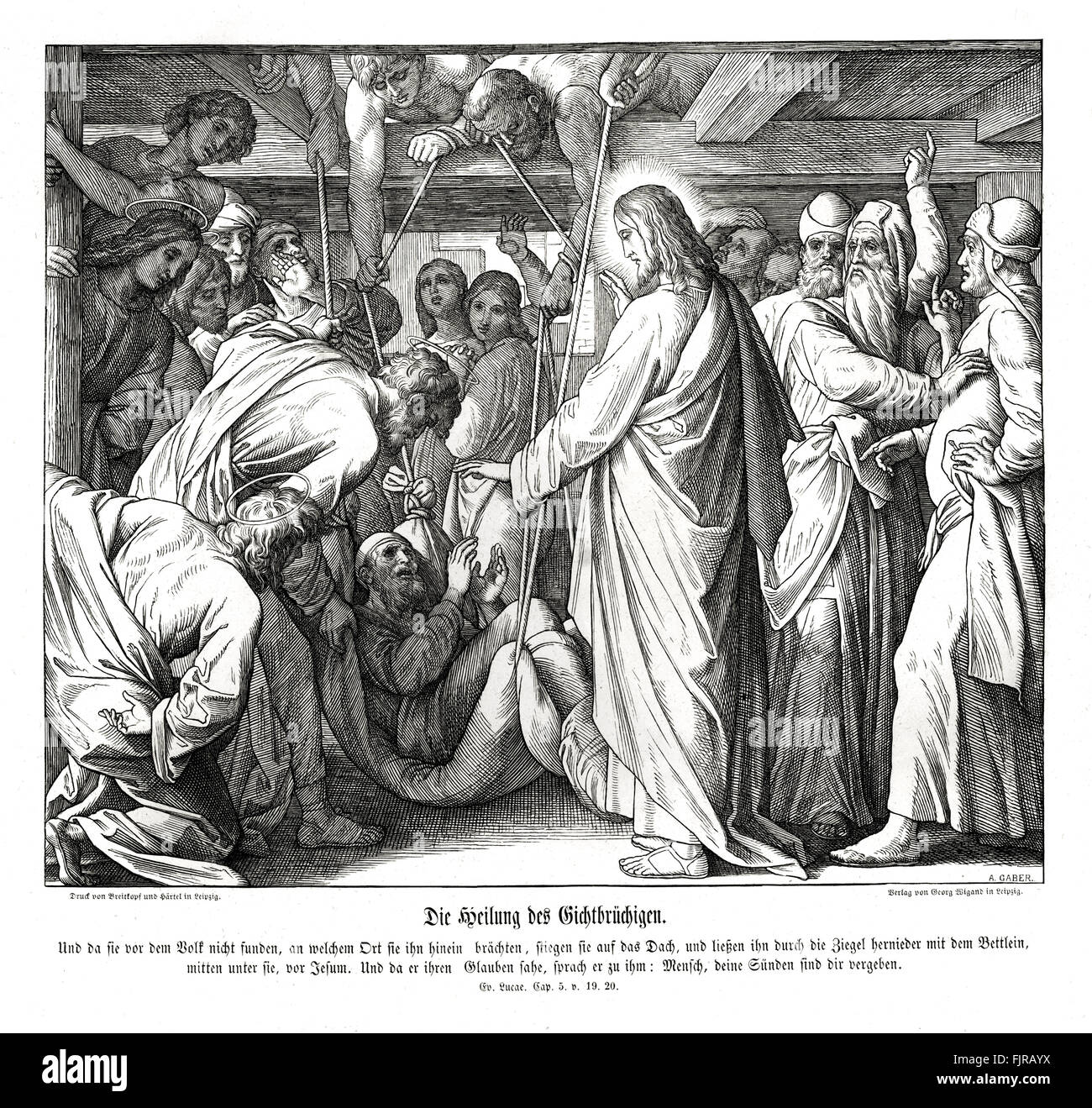 Jesus heilt den gelähmten -Fotos und -Bildmaterial in hoher Auflösung – Alamy