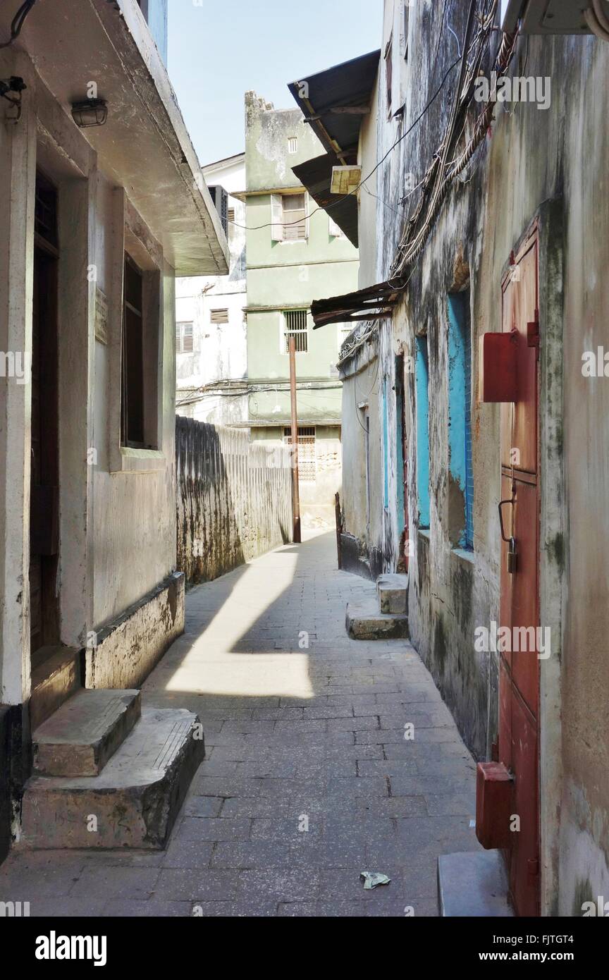 Stone Town (Mji Mkongwe), die Altstadt von Zanzibar City, Tansania ...