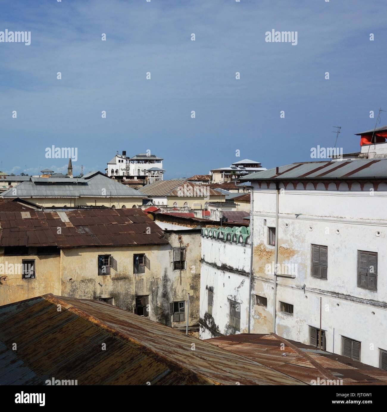 Stone Town (Mji Mkongwe), die Altstadt von Zanzibar City, Tansania ...
