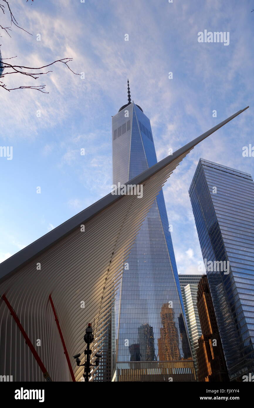 Manhattan skyline 9 11 memorial oculus -Fotos und -Bildmaterial in ...
