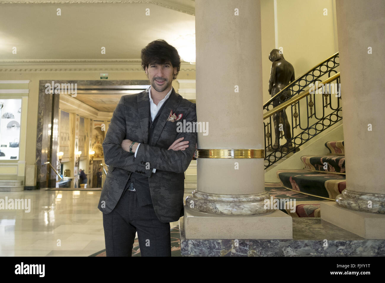 Manuel Lombo in der Präsentation "YO" sein neues Album in Madrid ...