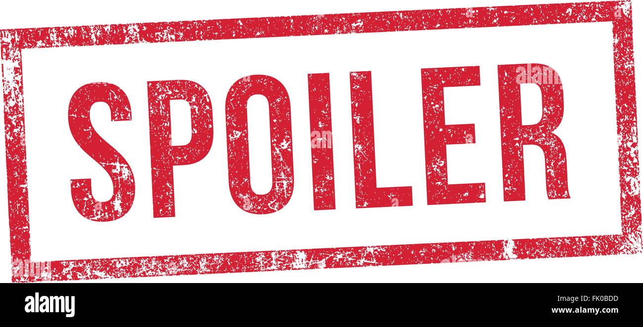 Spoiler spoiler Stock-Vektorgrafiken kaufen - Alamy