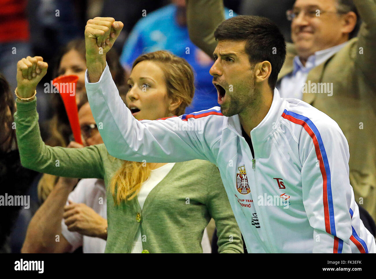 Wife of serbias novak djokovic -Fotos und -Bildmaterial in hoher ...