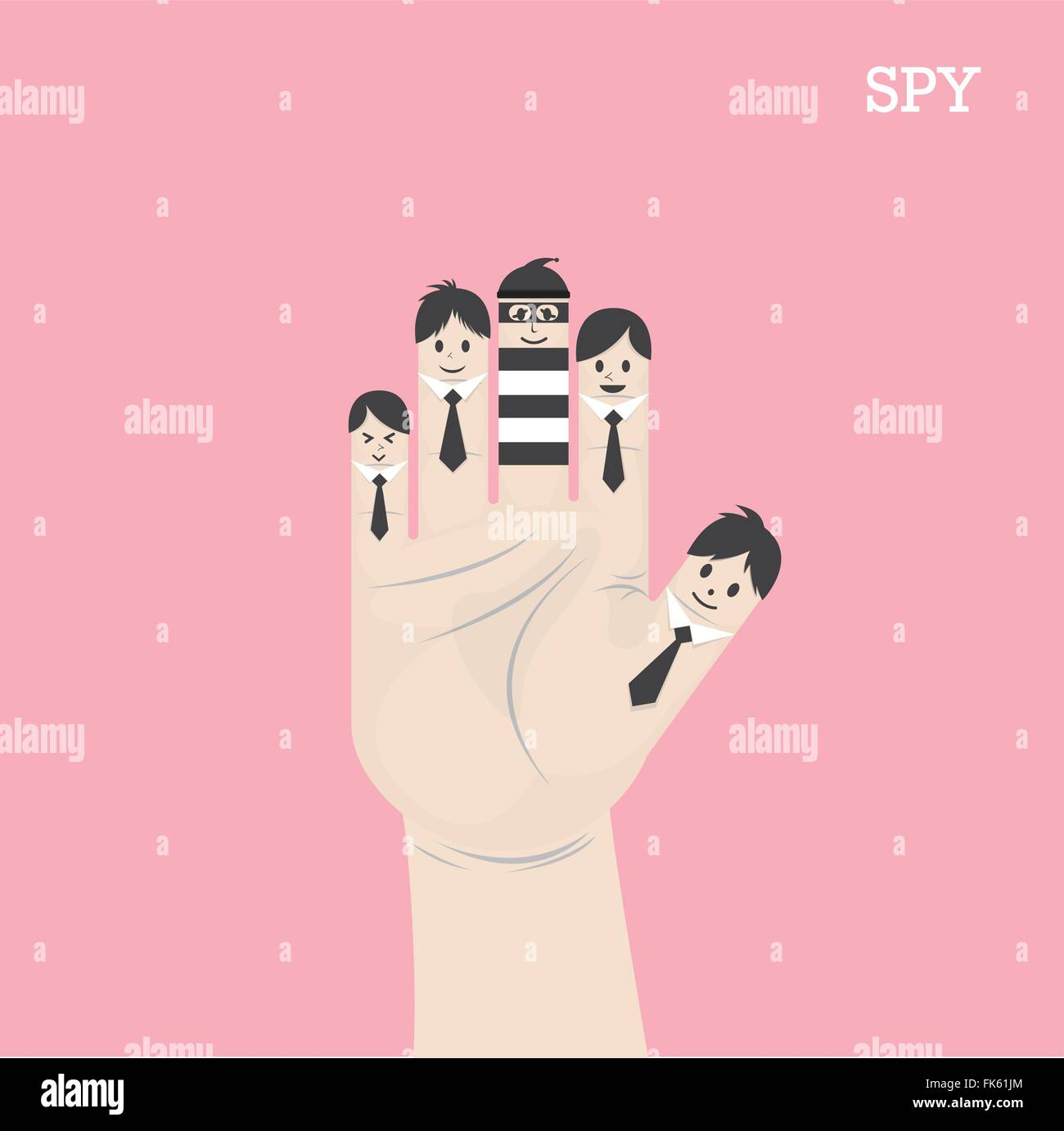 Verstecken sie sich lustig Stock-Vektorgrafiken kaufen - Alamy