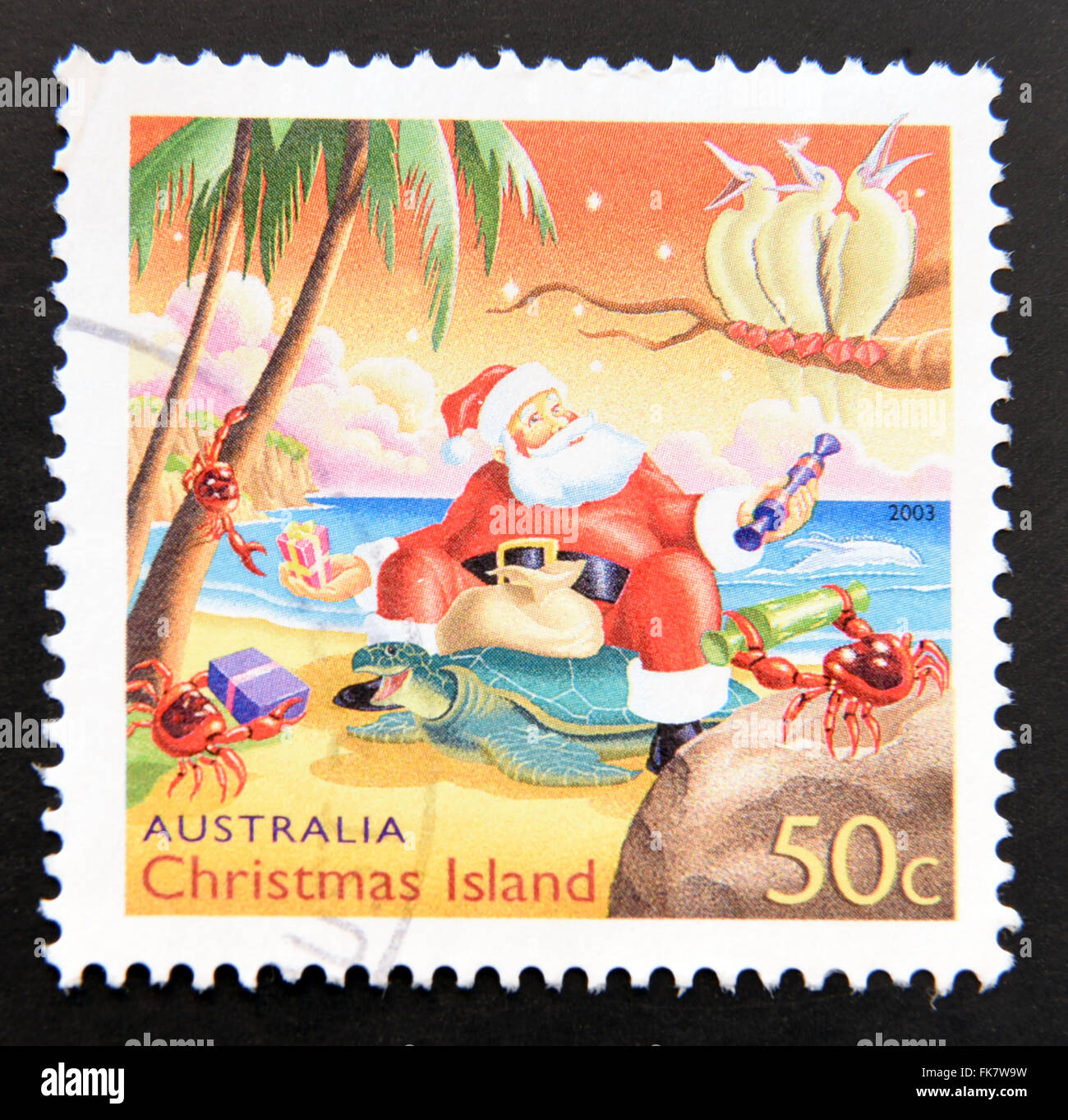 Stempel santa claus strand -Fotos und -Bildmaterial in hoher Auflösung ...