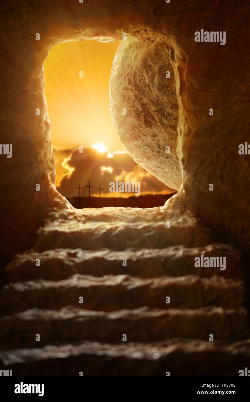 Die kreuzigung von jesus christus am kreuz des grabes -Fotos und -Bildmaterial in hoher ...