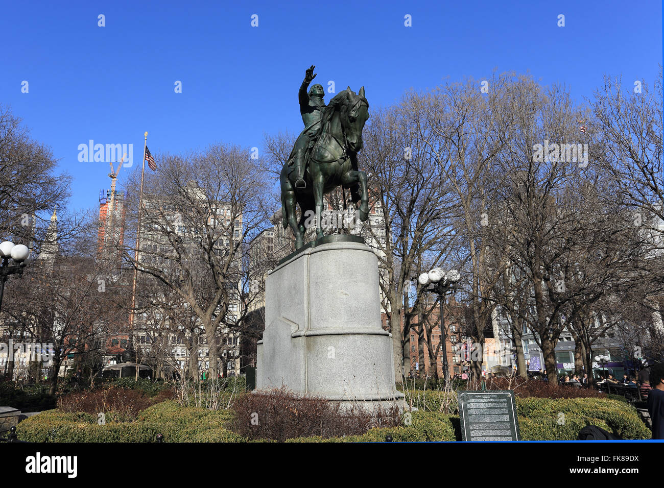 George washington statue union square -Fotos und -Bildmaterial in hoher ...