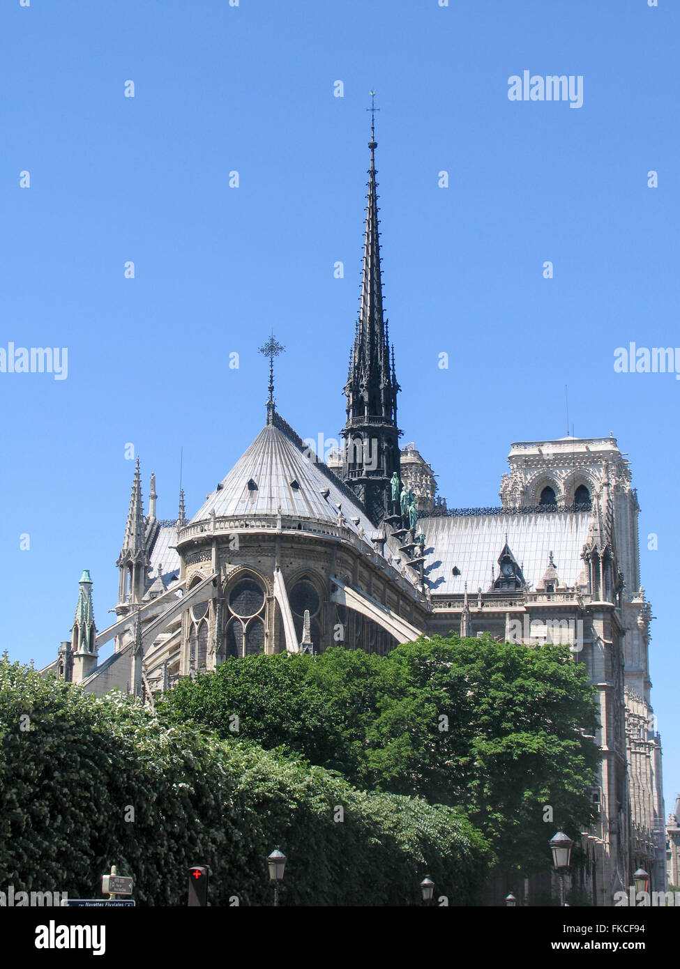 Apsis der Kathedrale Notre-Dame Stockfotografie - Alamy