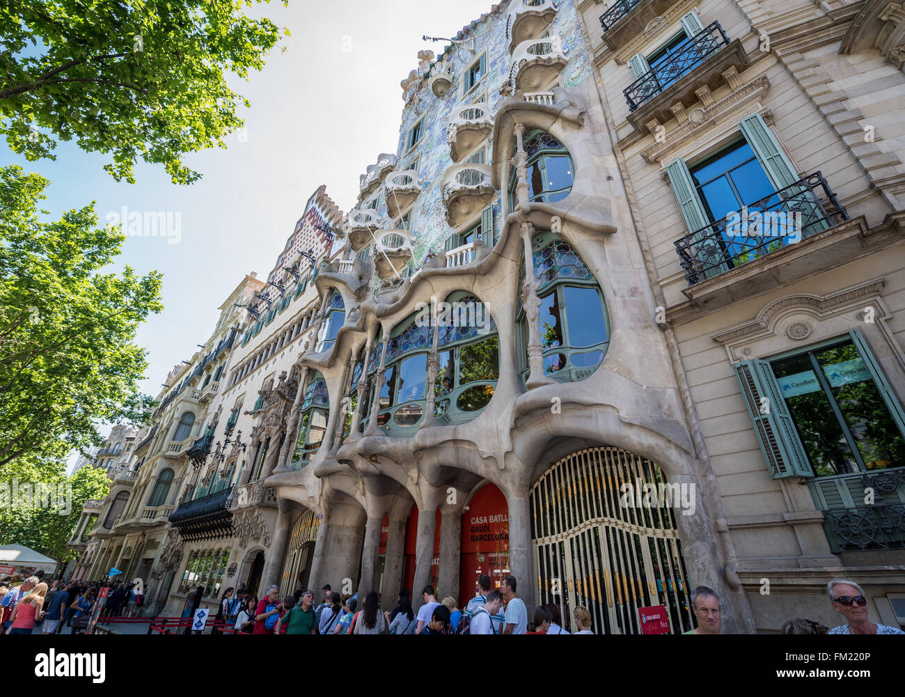 renovierte Casa Batllo Gebäude (genannt House of Bones) entworfen von ...