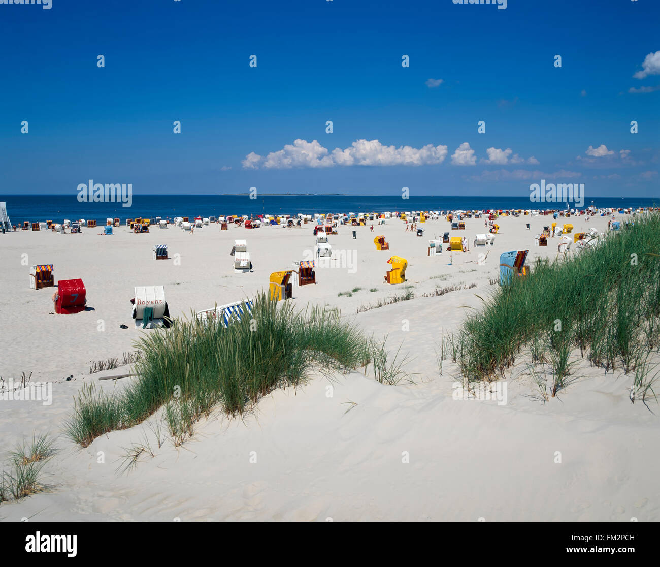 Norddorf, Kniepsands Strand, Insel Amrum, Nordsee, Schleswig-Holstein ...