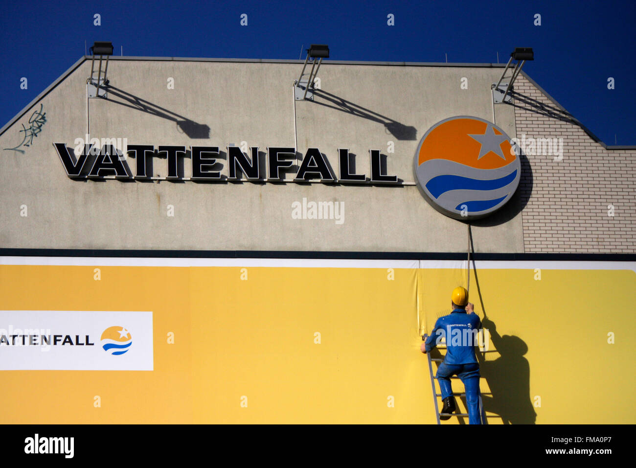 Vattenfall logo -Fotos und -Bildmaterial in hoher Auflösung – Alamy