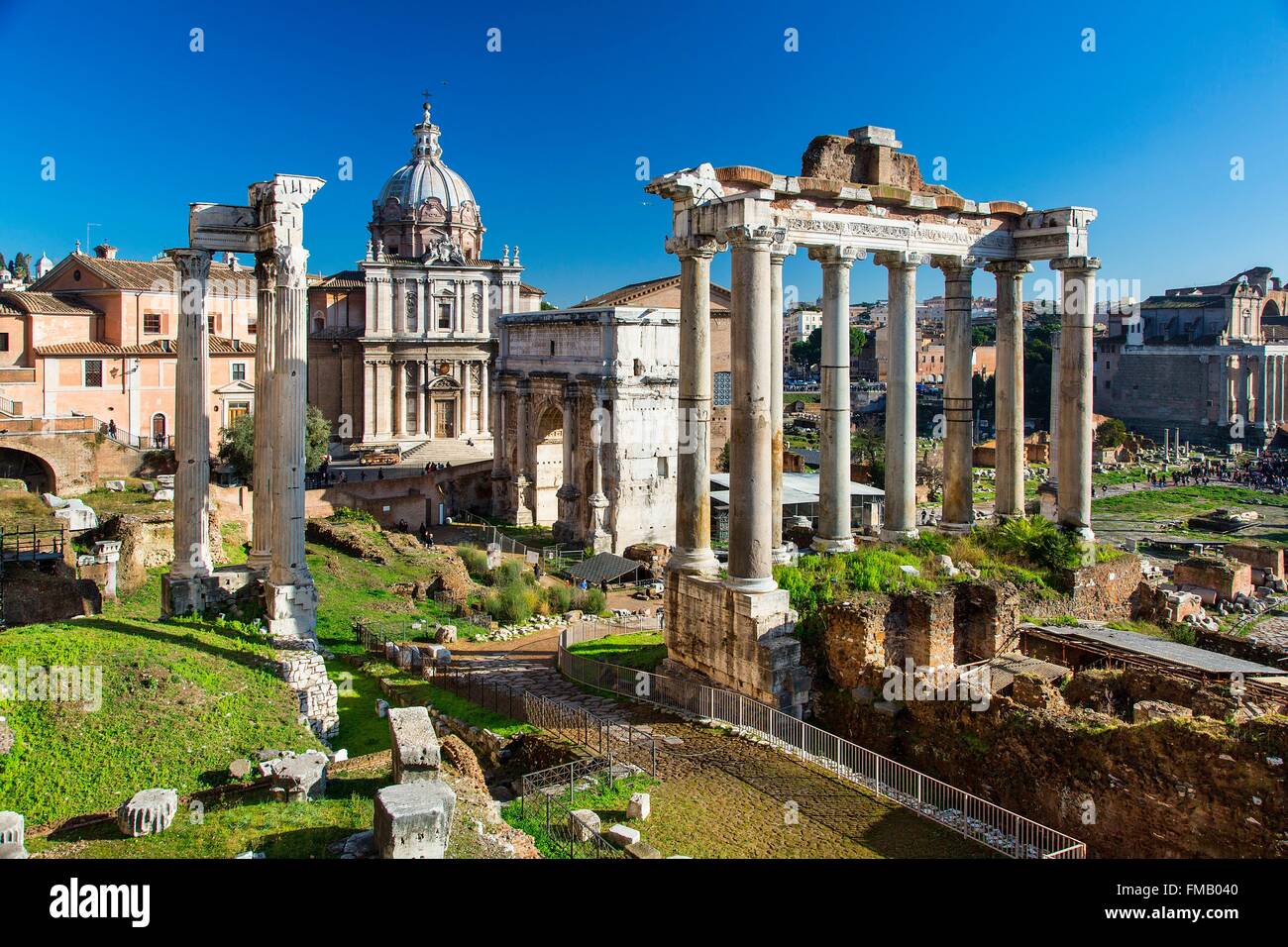 Italien, Latium, Rom, Altstadt Weltkulturerbe der UNESCO, das Forum ...