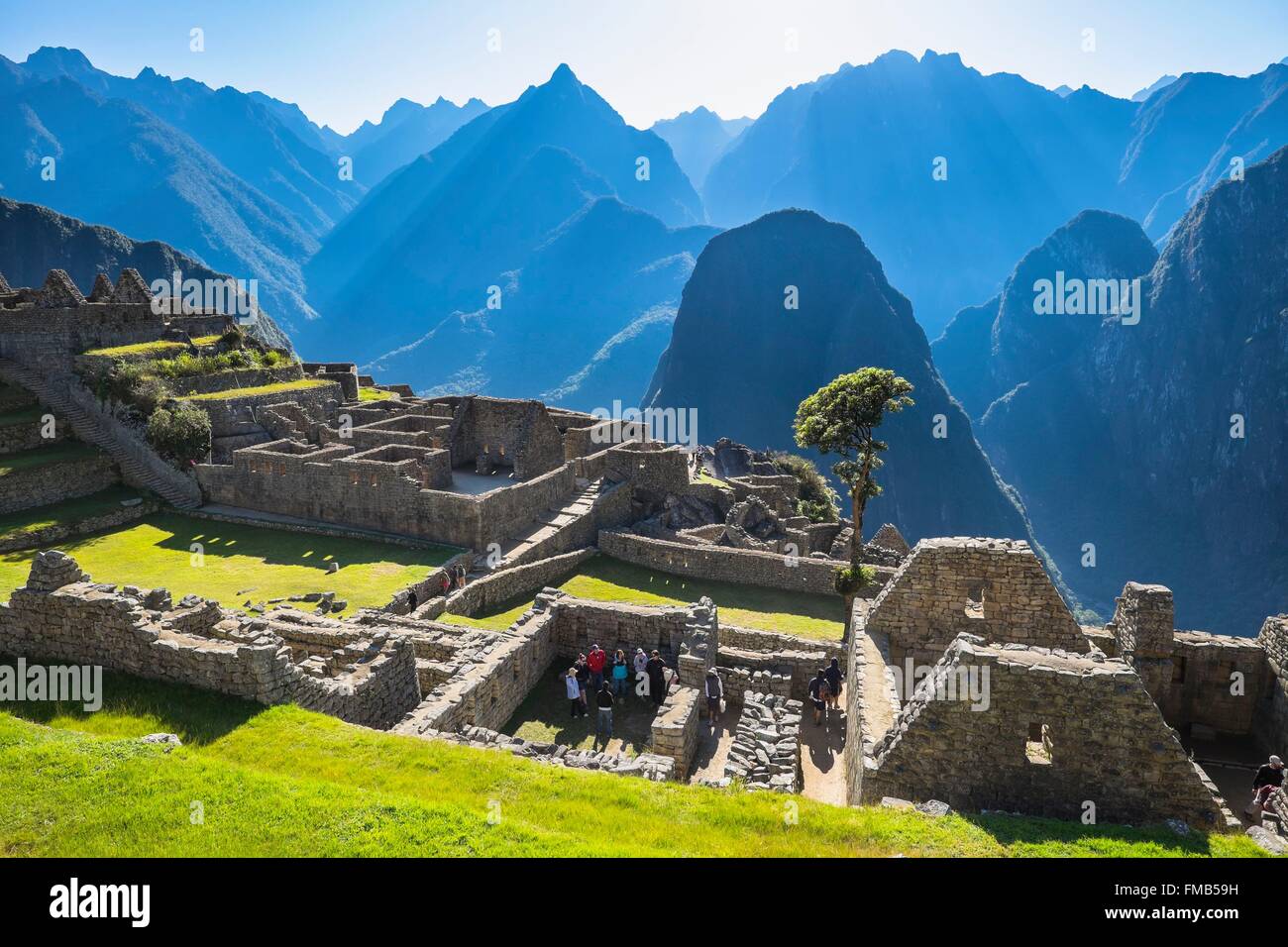 Peru, Cusco Provinz, Inkas Sacred Valley, Inka-archäologische Stätte von Machu Picchu ...