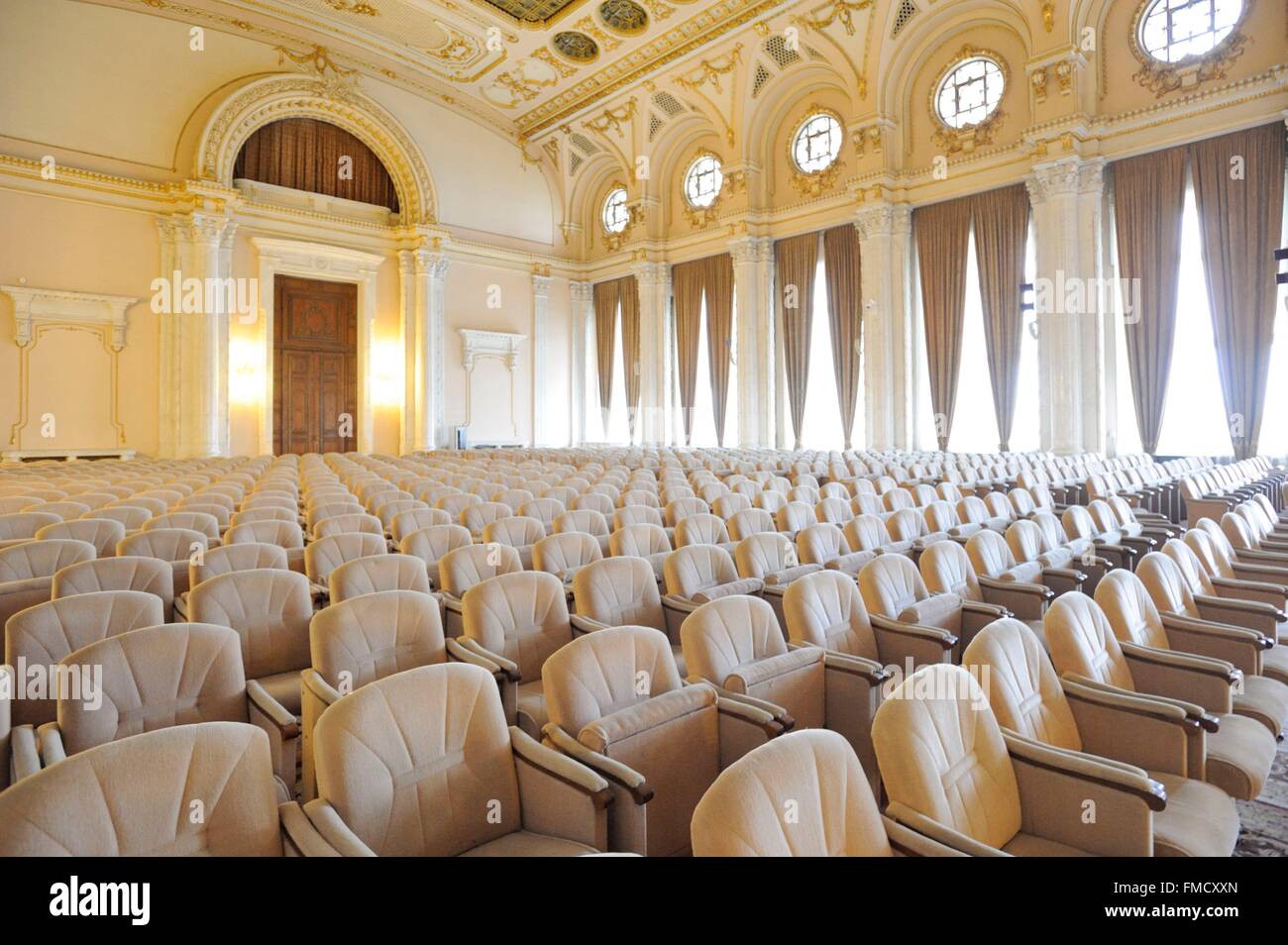 Rumänien, Muntenia, Bukarest, der Palast des Parlaments ist der ...