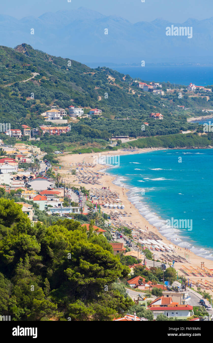Vrachos, Epirus, Griechenland. Vrachos Beach Stockfotografie - Alamy