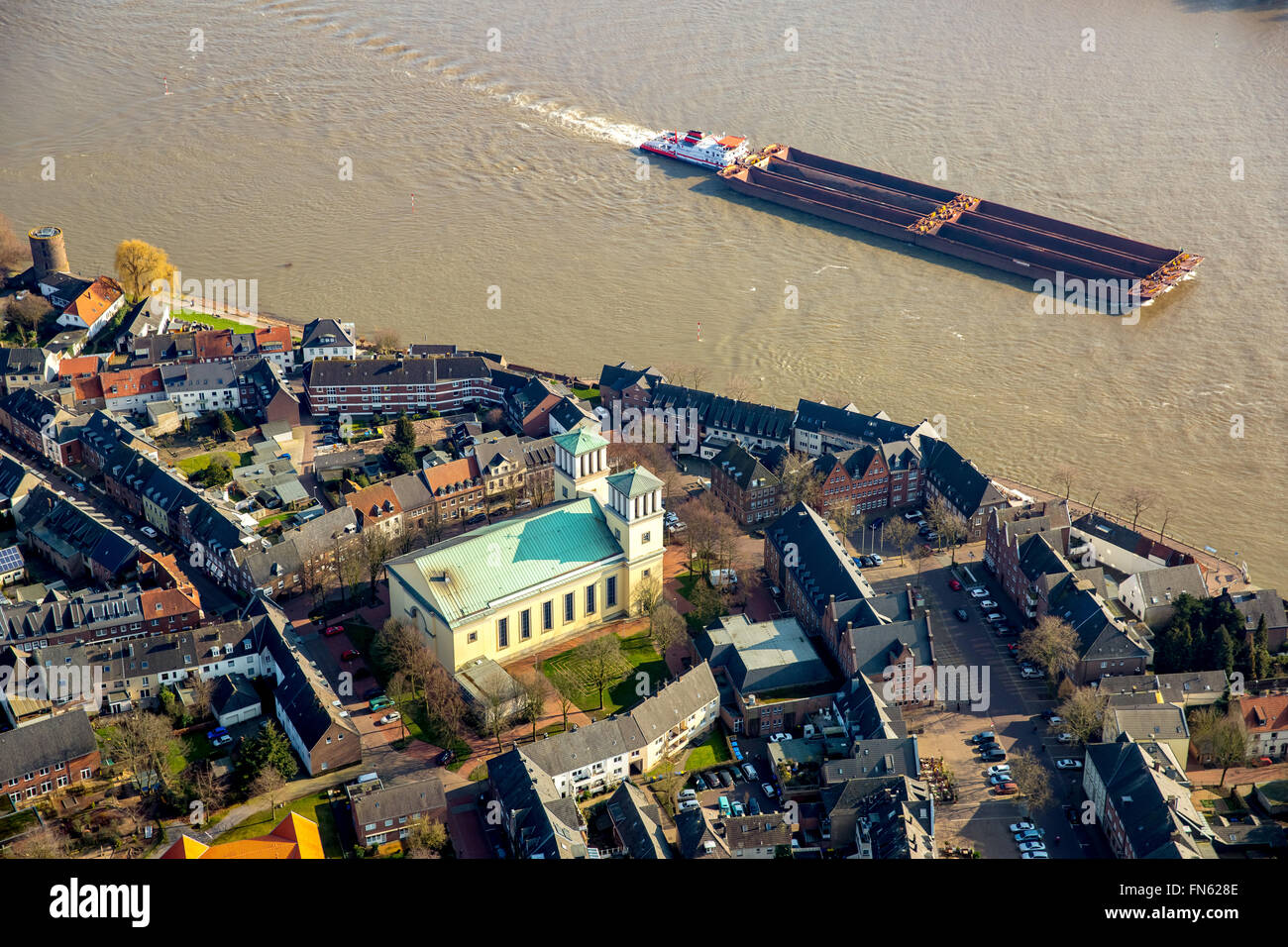 Overlooking the rhine at rees -Fotos und -Bildmaterial in hoher ...