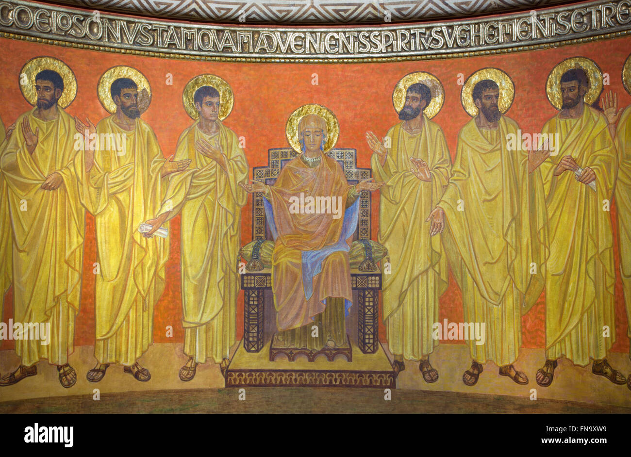 Unsere frau und die apostel -Fotos und -Bildmaterial in hoher Auflösung ...