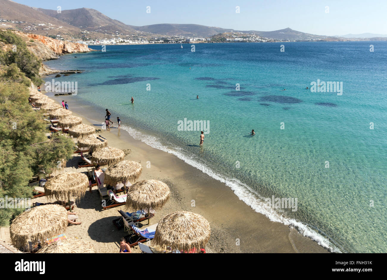 Griechenland, Kykladen, Insel Paros, Krios beach Stockfotografie - Alamy