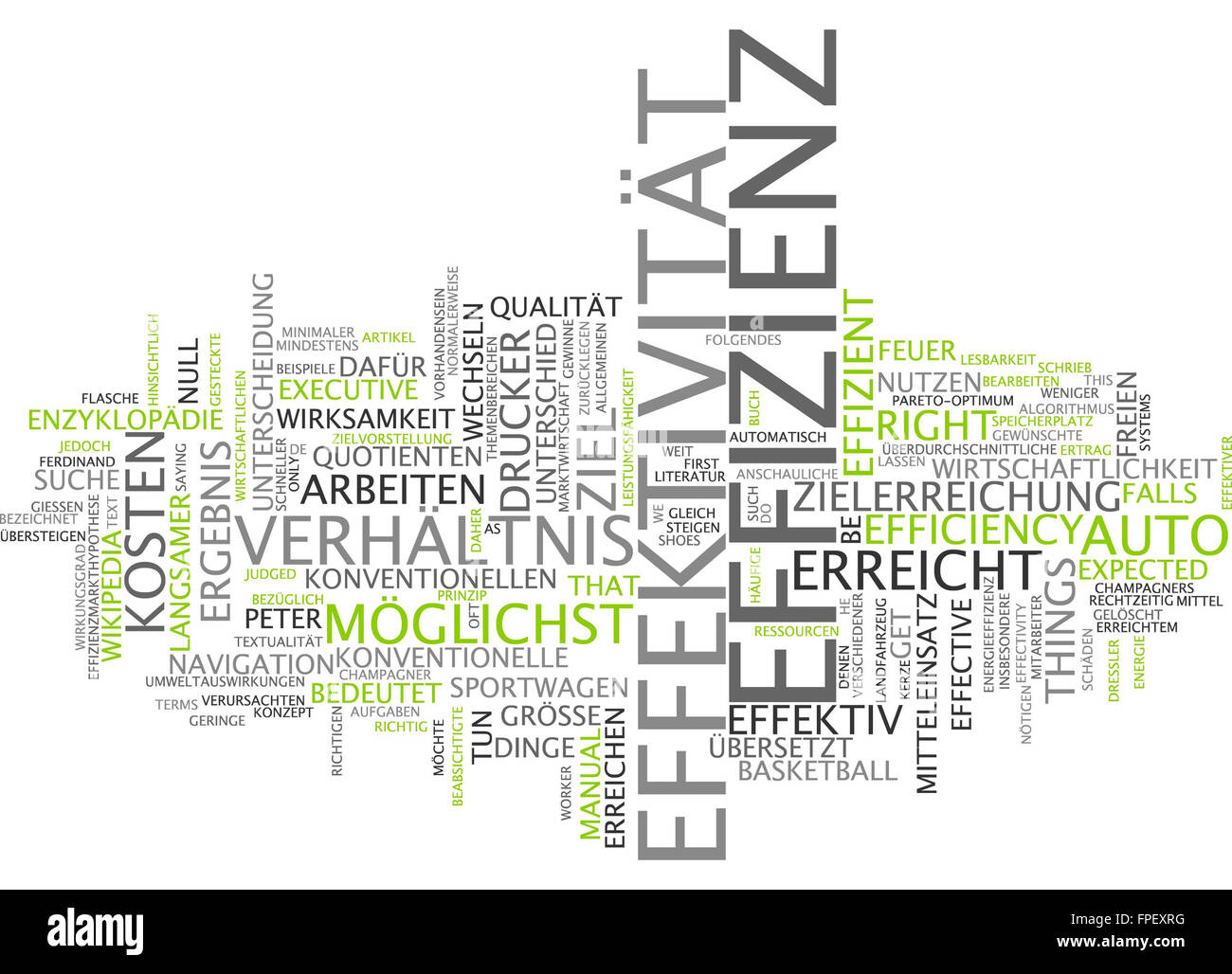 Effizienz Effektivität Ergebsnis Efficiency Stockfotos & Effizienz ...