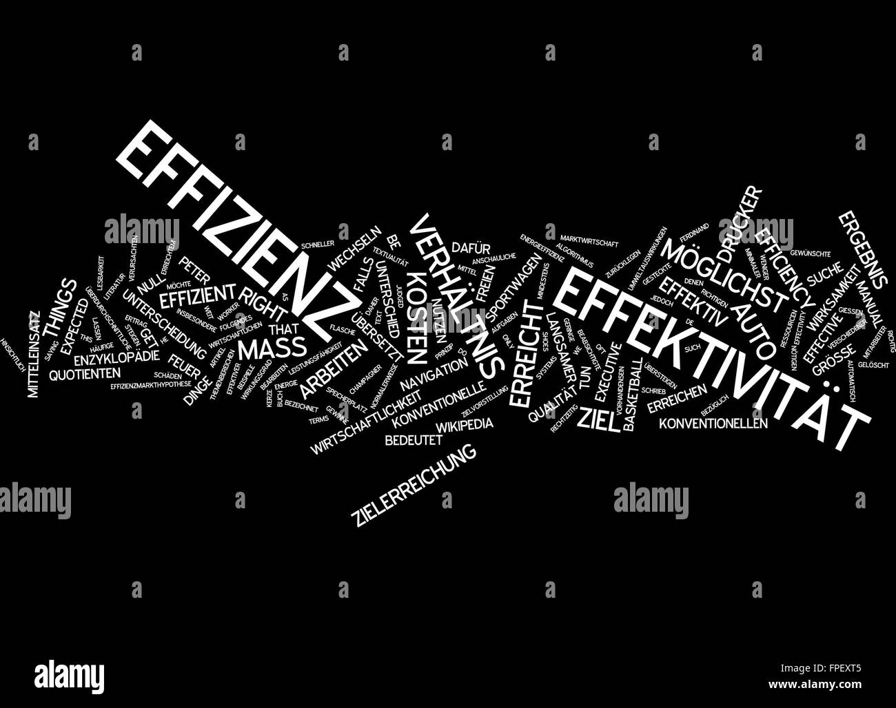 Effizienz Effektivität Ergebsnis Efficiency Stockfotos & Effizienz ...