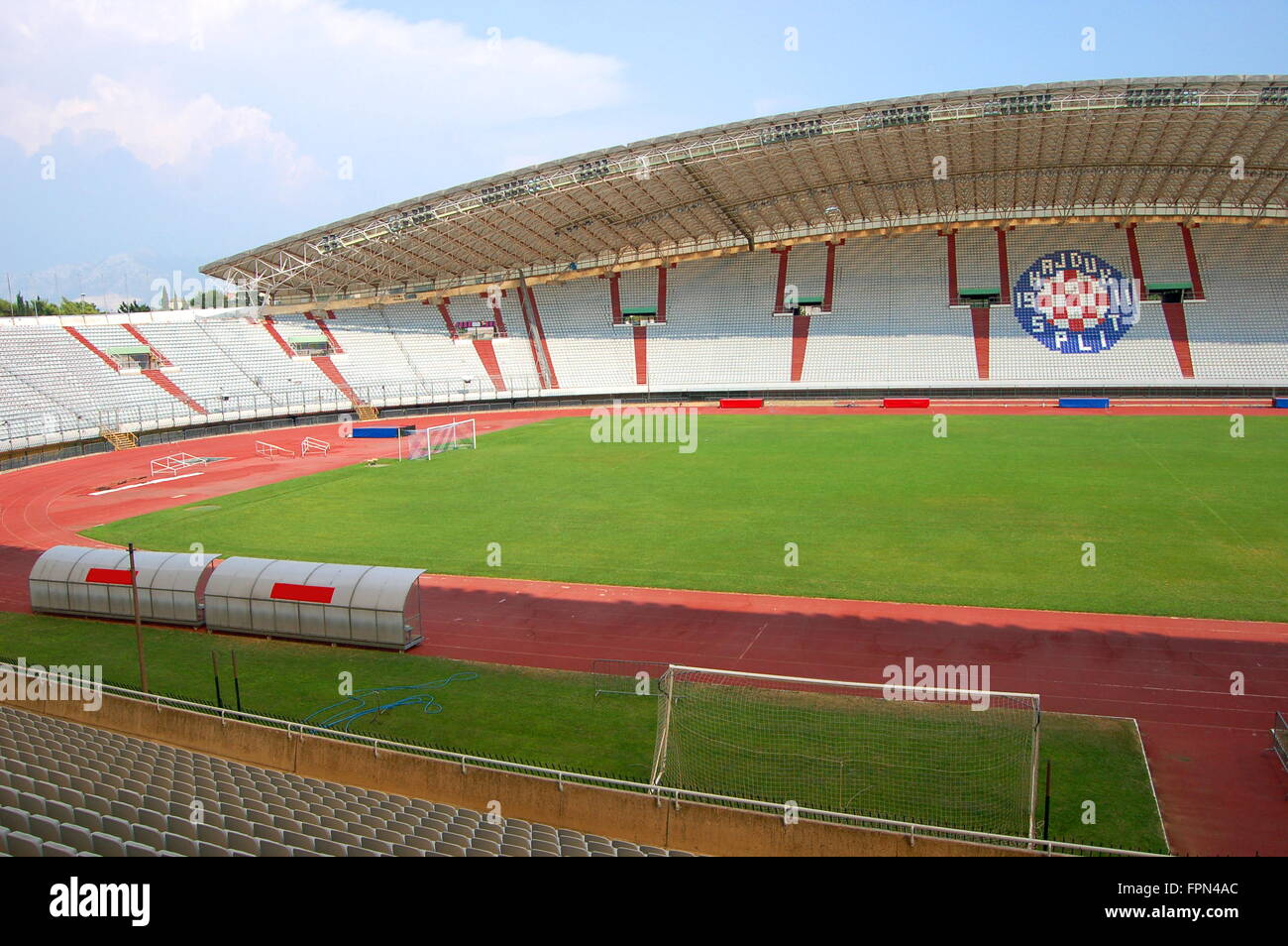 Stadion von Hajduk Split in Dalmatien, Split, Kroatien. Hajduk Split ...