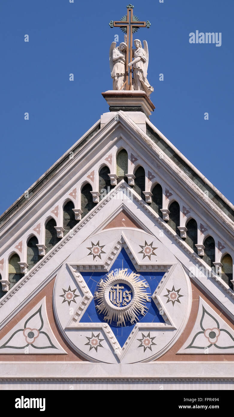 IHS-Zeichen, Basilica di Santa Croce (Basilika des Heiligen Kreuzes ...