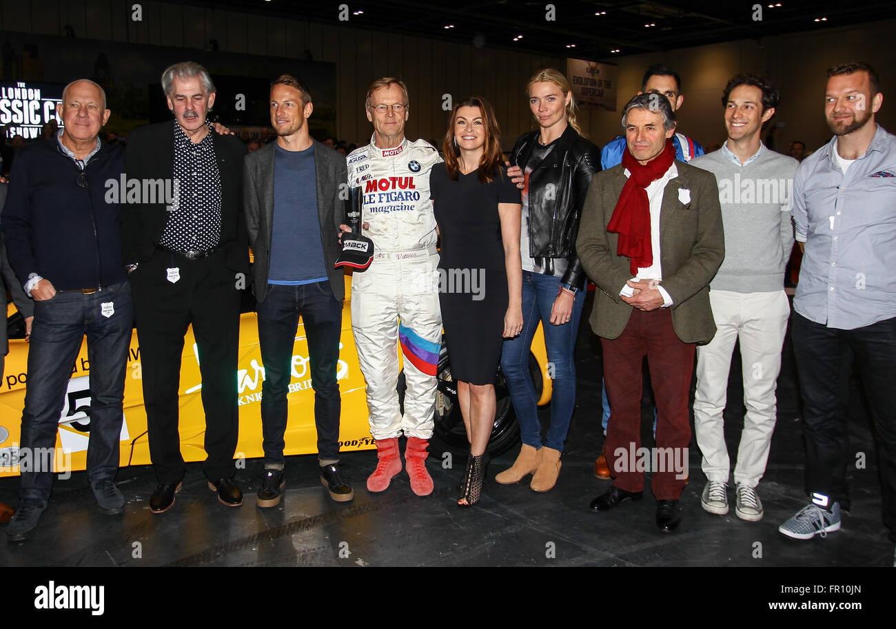 Jensen Button, Jodie Kidd und Suzi Perry besuchen die London Classic ...