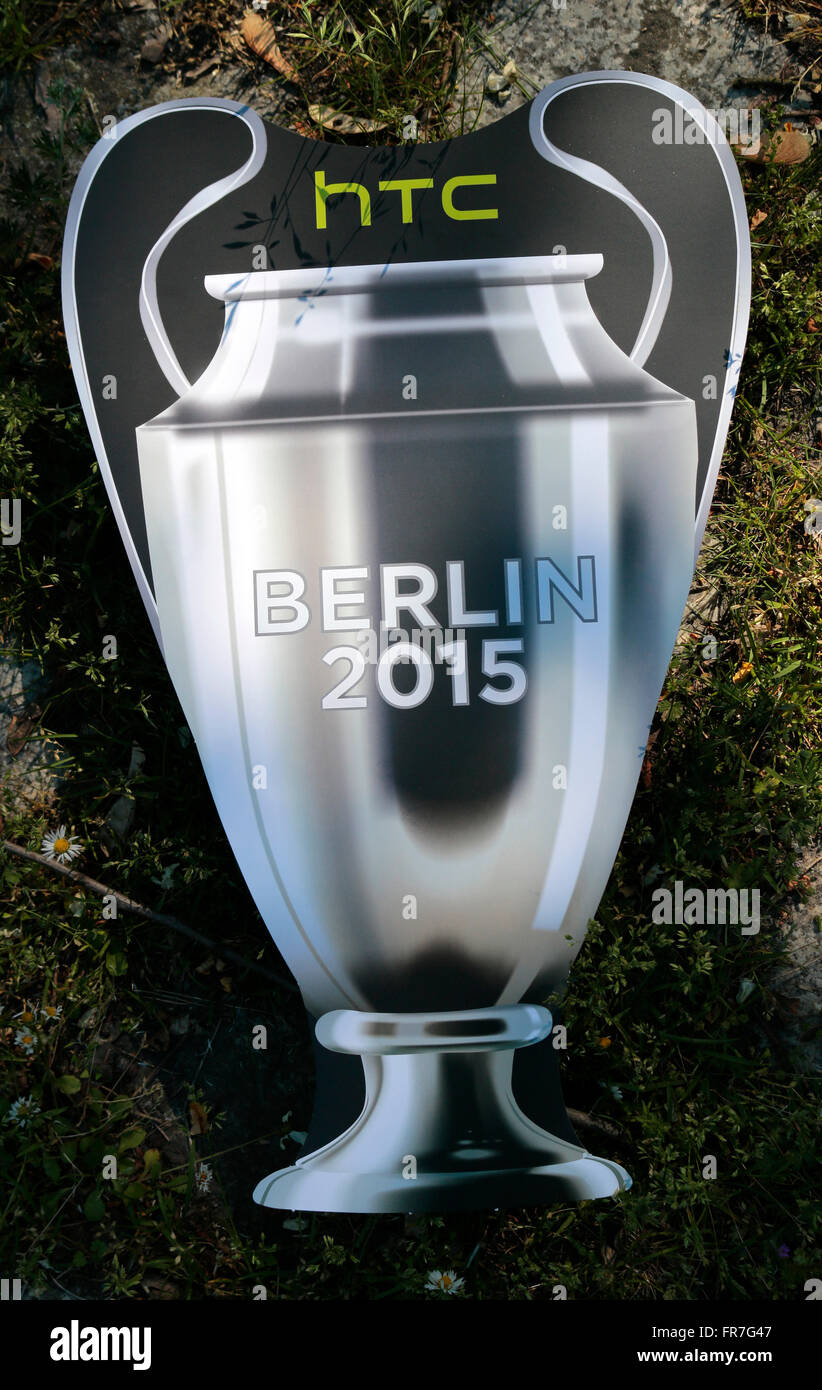 Das Logo des "FIFA Champions-League-Finale", Berlin Stockfotografie - Alamy