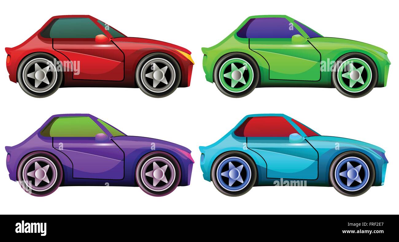 Red race car icon cartoon Stock-Vektorgrafiken kaufen - Alamy