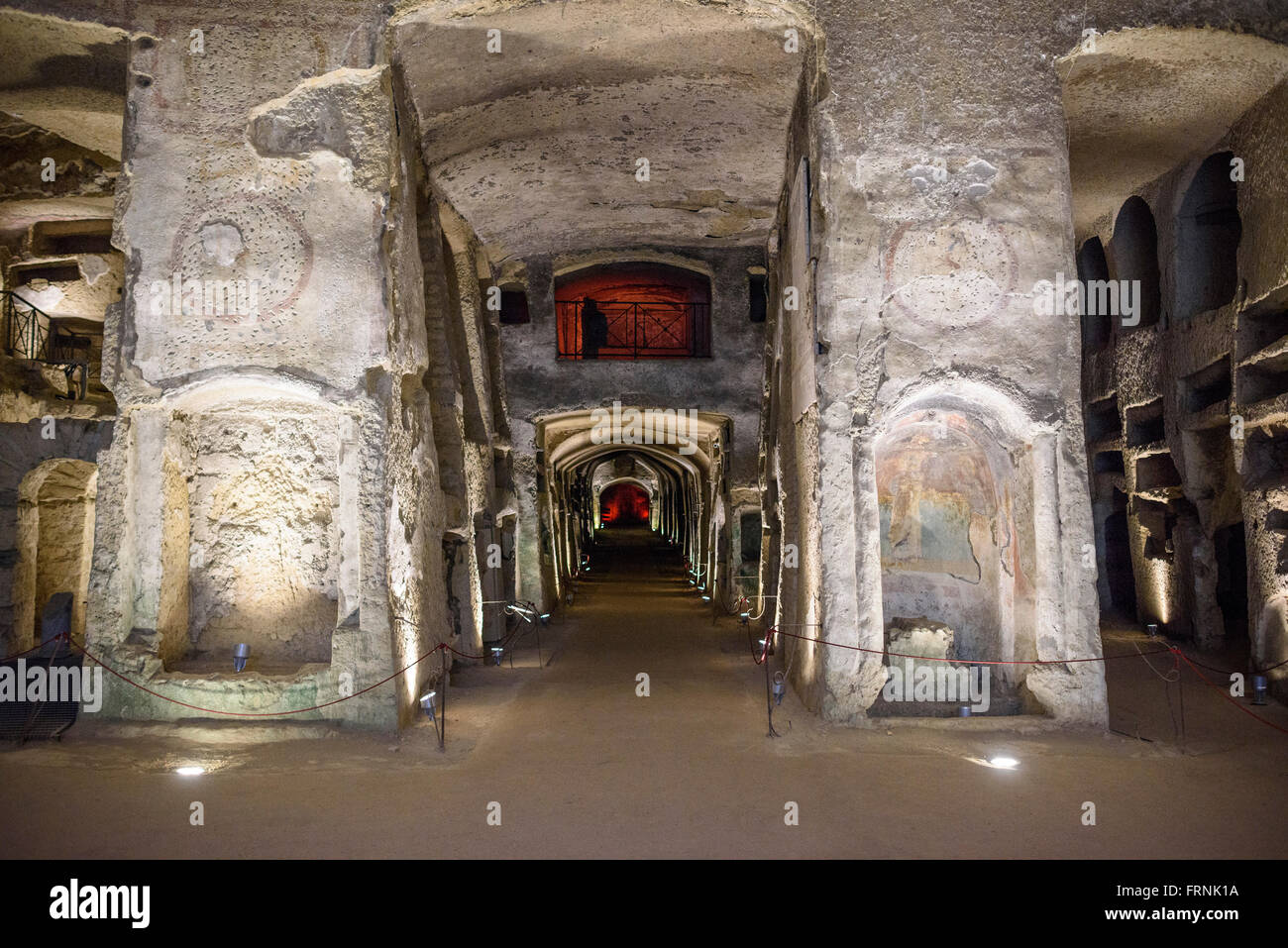 Neapel. Italien. Katakomben von San Gennaro Stockfotografie - Alamy