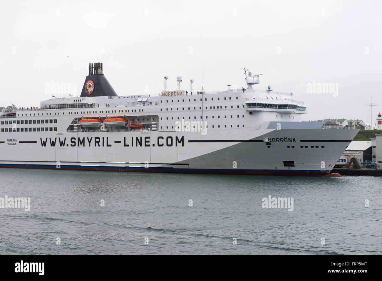 MS Norröna in Torshavn auf den Färöer Inseln Stockfotografie - Alamy