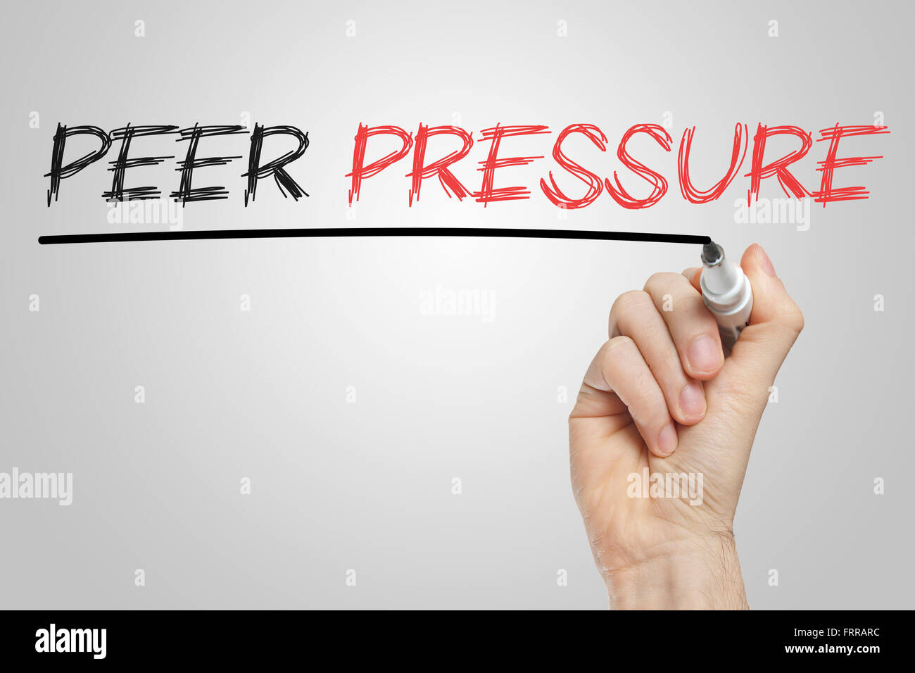 Peer pressure -Fotos und -Bildmaterial in hoher Auflösung – Alamy
