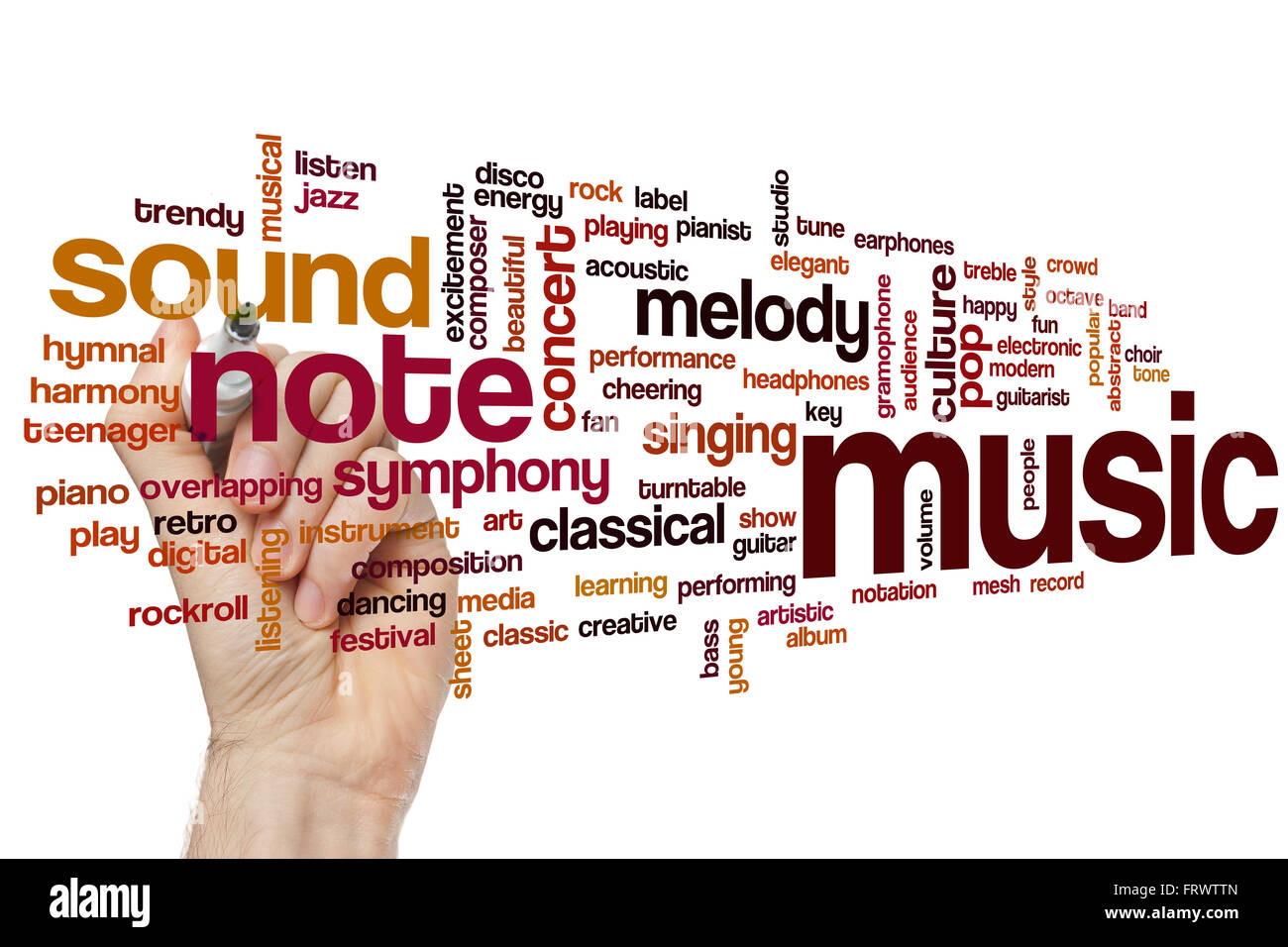 Pop music word cloud concept -Fotos und -Bildmaterial in hoher ...