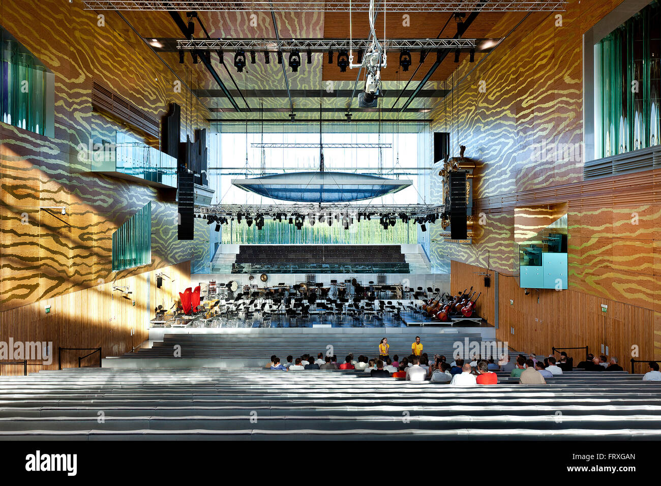 Interieur, Concert Hall Casa de Musica, Porto, Portugal Stockfotografie ...
