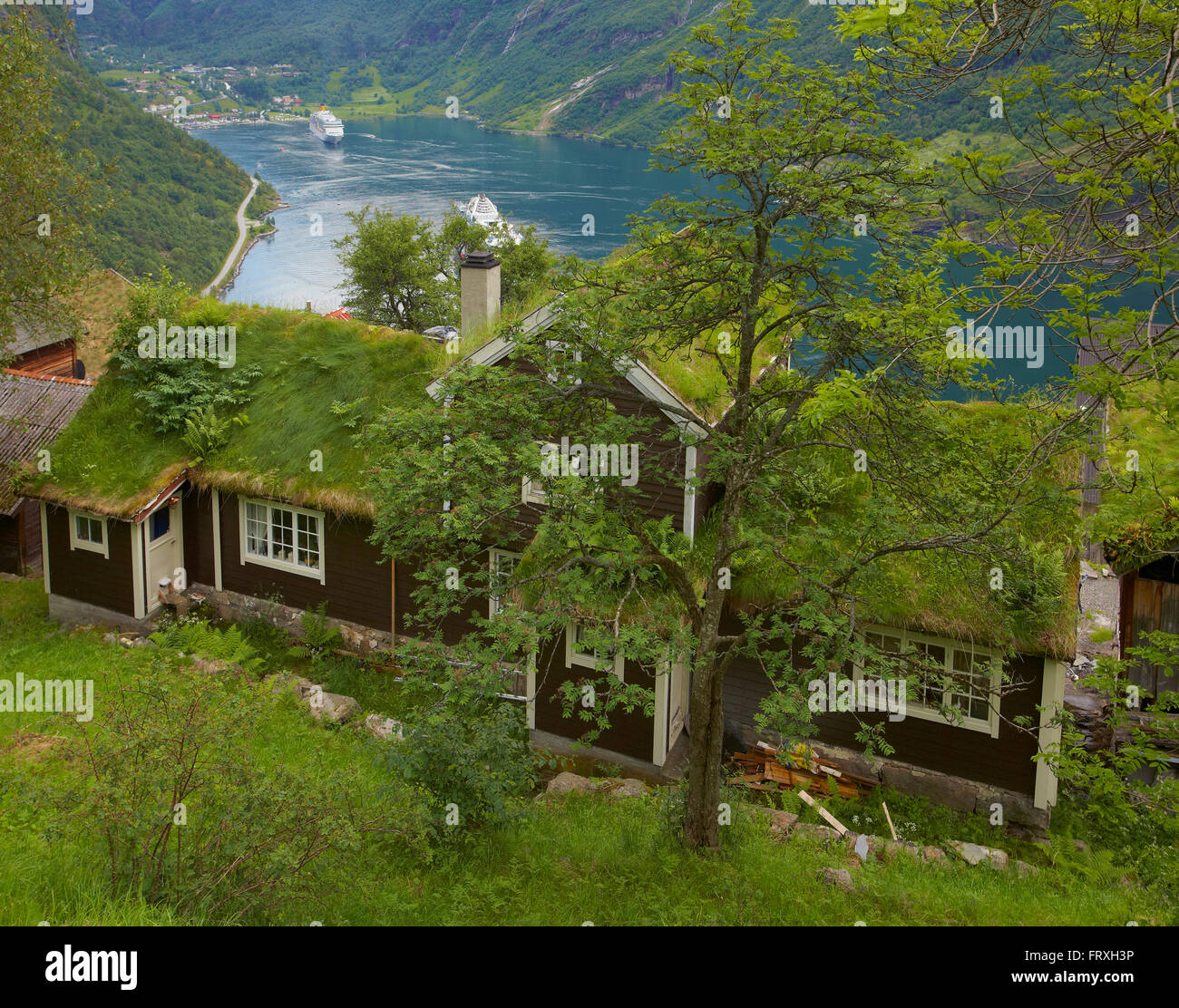 House Geirangerfjord Stockfotos und -bilder Kaufen - Alamy