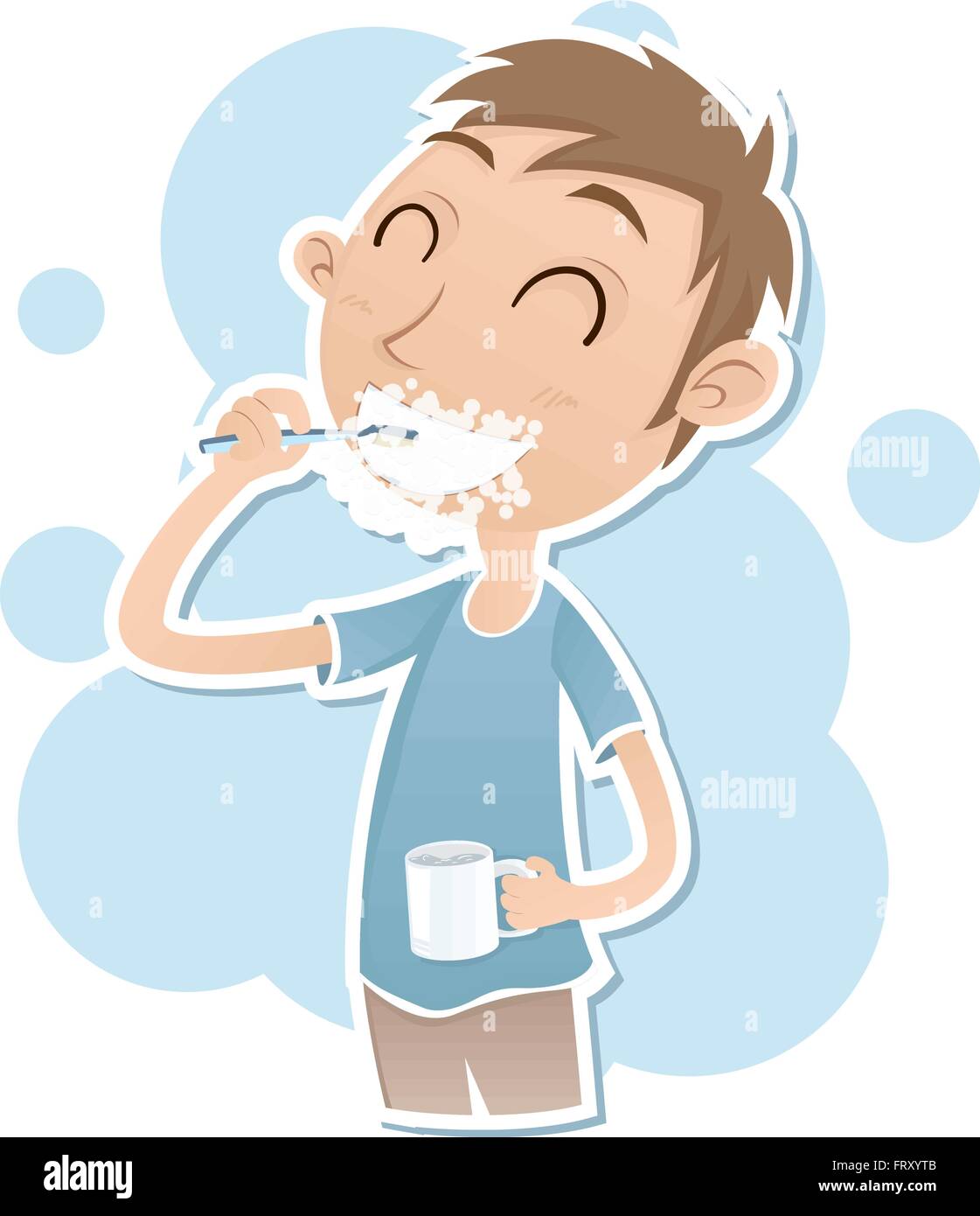 Cartoon zähne putzen junge -Fotos und -Bildmaterial in hoher Auflösung ...